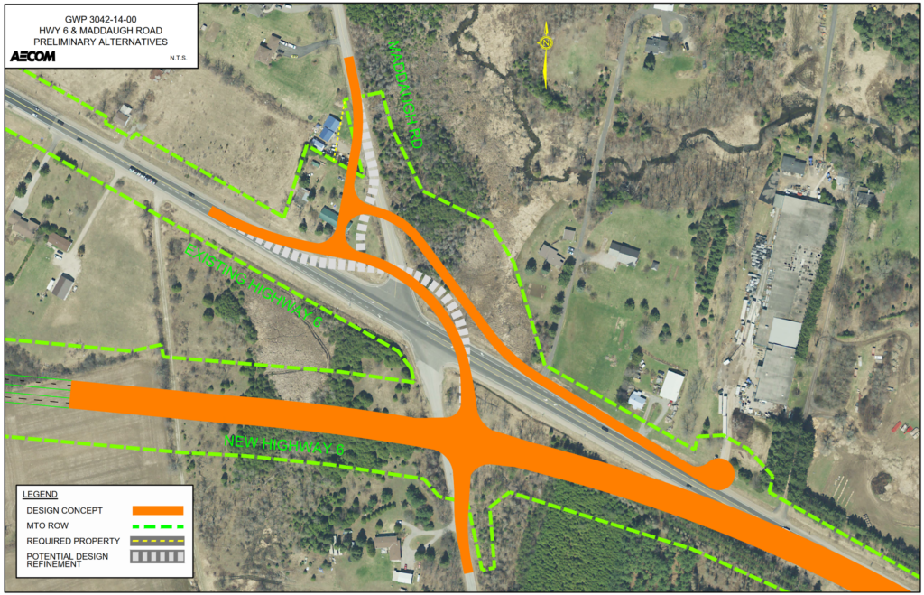14. Benefits to the Recommended Configuration of Highway 6/Maddaugh ...