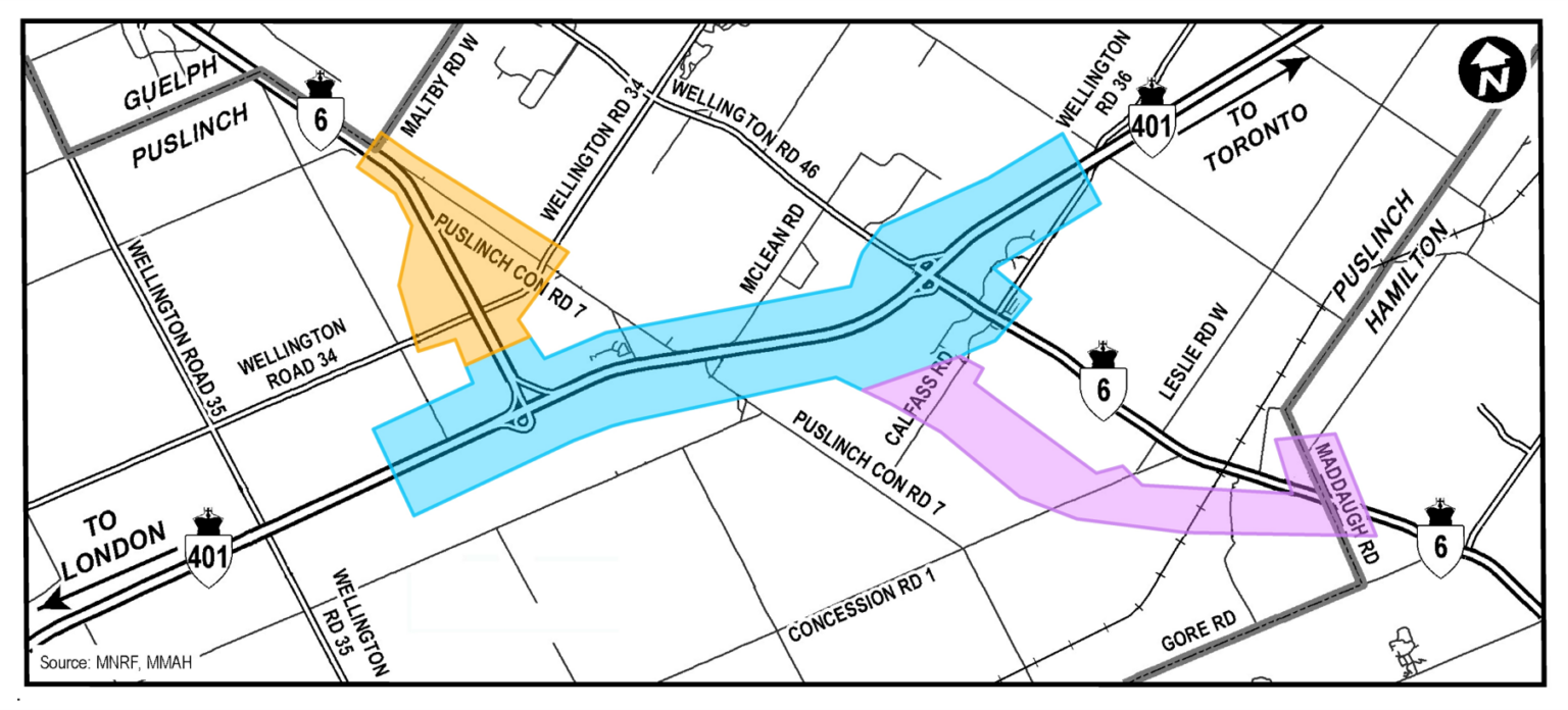 25. Construction Staging - Highways 6 & 401 Improvements